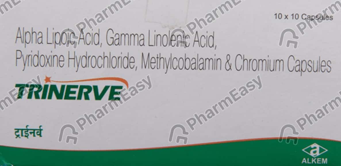 Buy Trinerve Strip Of 10 Capsules Online at Flat 15% OFF | PharmEasy