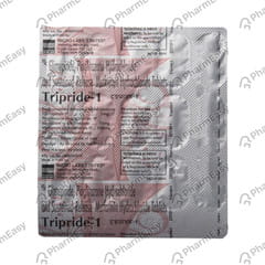 Tripride 1mg Strip Of 10 Tablets: Uses, Side Effects, Price & Dosage ...