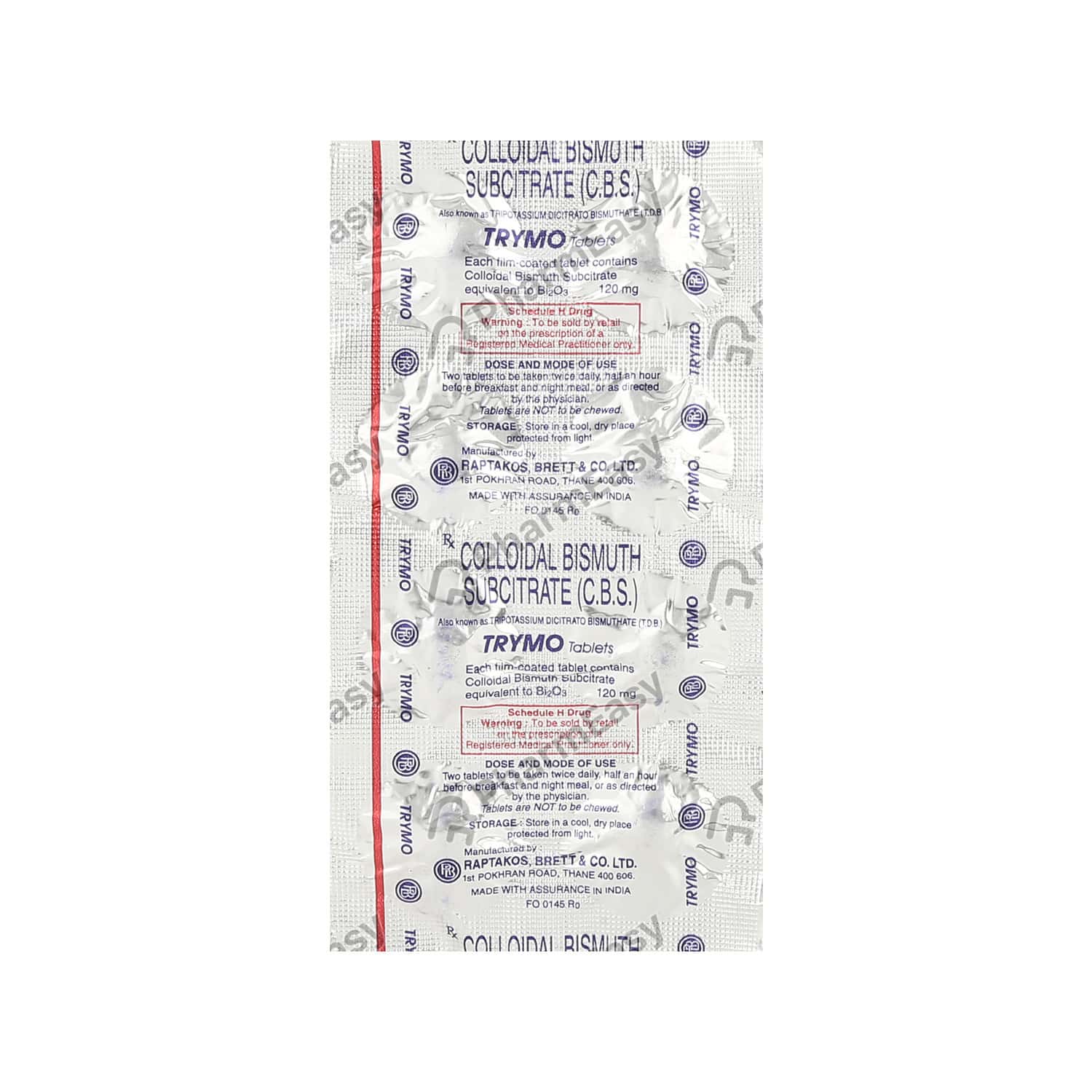 Buy Trymo 120 MG Tablet (8) Online at Flat 18% OFF* | PharmEasy