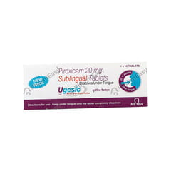 Buy Ugesic 20 MG Tablet (10) Online at Flat 18% OFF* | PharmEasy