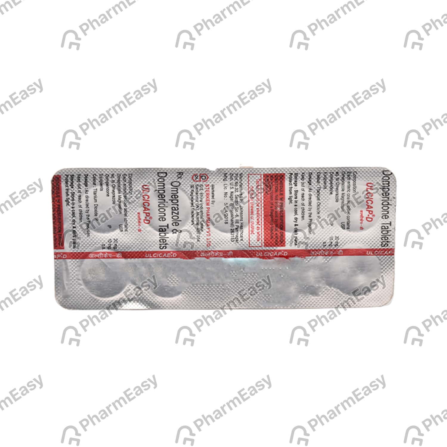 Ulcicap D Strip Of 10 Tablets: Uses, Side Effects, Price & Dosage ...