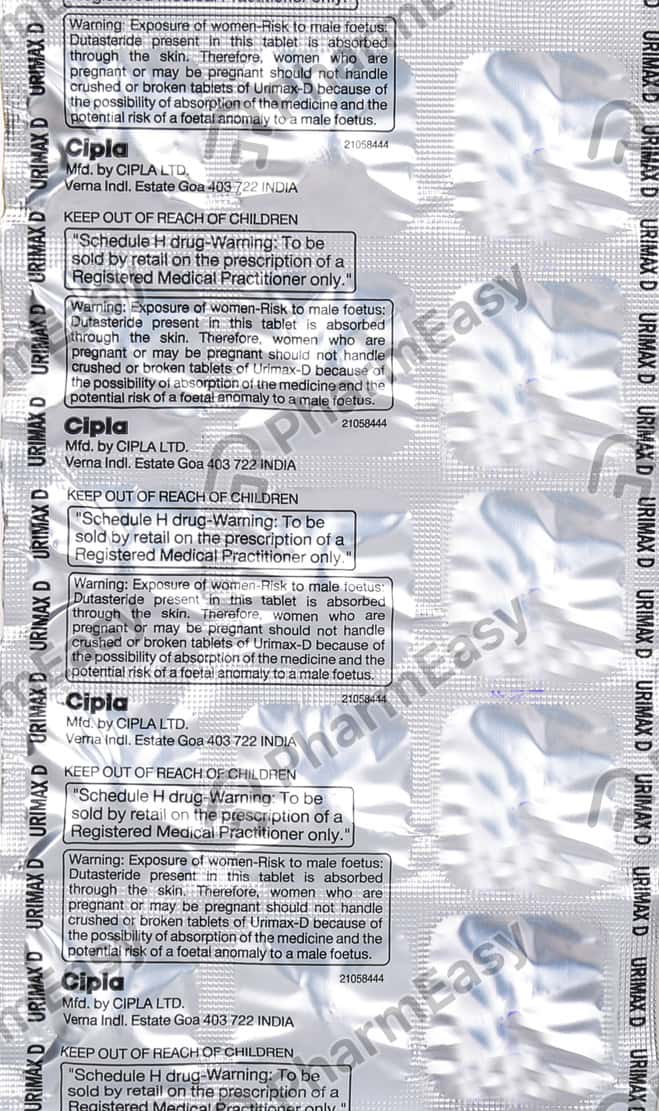Urimax D Strip Of 15 Tablets: Uses, Side Effects, Price & Dosage ...