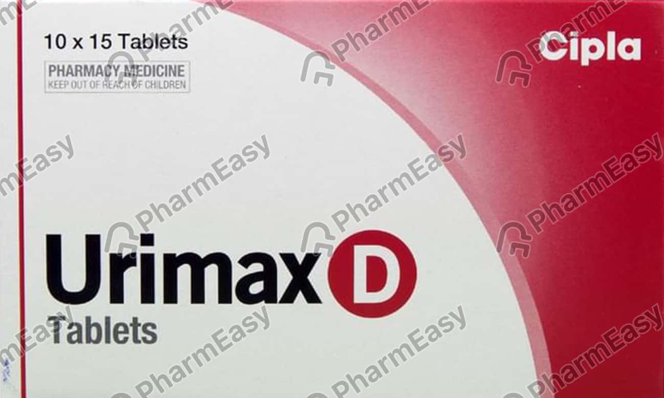 Buy Urimax D Strip Of 10 Tablets Online at Flat 15% OFF | PharmEasy