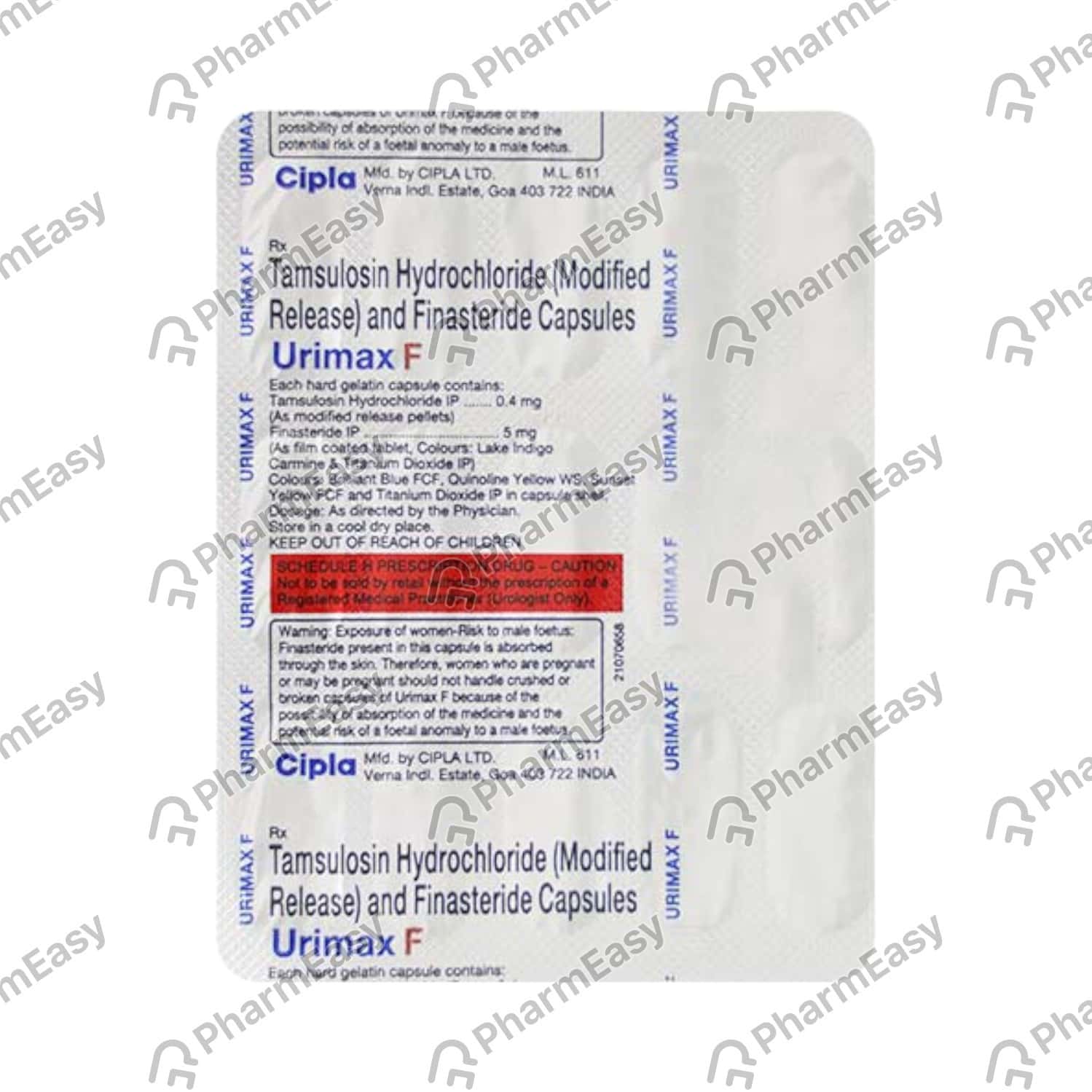 Urimax F Capsule: Uses, Side Effects, Price & Dosage | PharmEasy