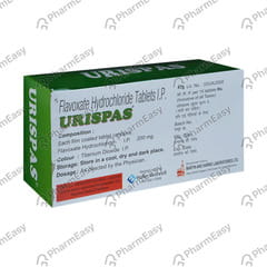 Urispas 200 MG Tablet (10): Uses, Side Effects, Price & Dosage | PharmEasy