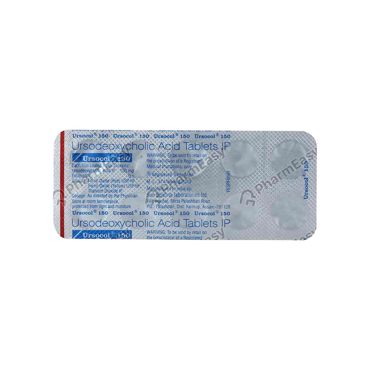 Buy Ursocol 150mg Strip Of 10 Tablets Online at Flat 18% OFF* | PharmEasy