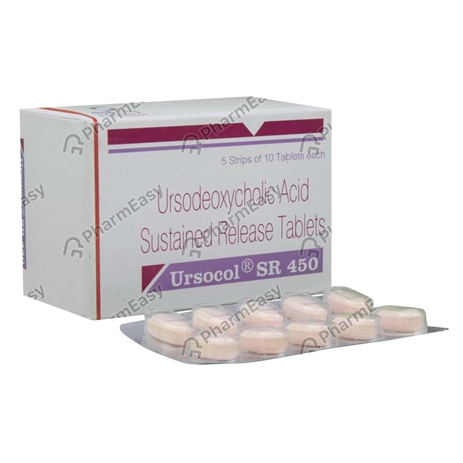 Ursocol Sr 450 MG Tablet (10): Uses, Side Effects, Price & Dosage ...