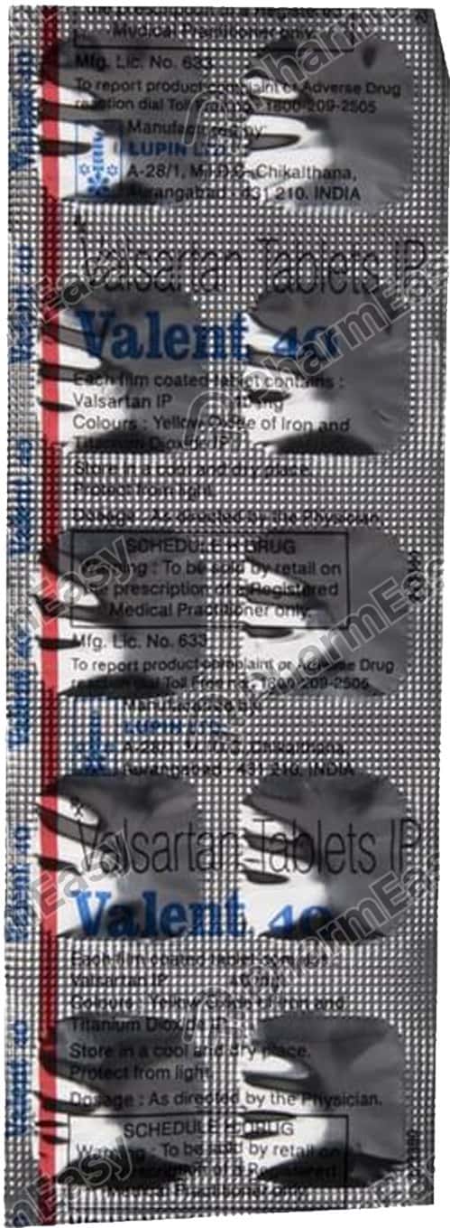 Valent 40 MG Tablet (10): Uses, Side Effects, Price & Dosage | PharmEasy