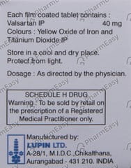 Valent 40 MG Tablet (10): Uses, Side Effects, Price & Dosage | PharmEasy