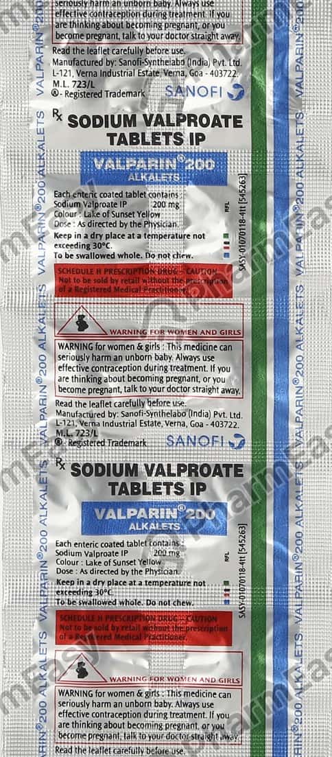 Epival 200 MG Tablet (10): Uses, Side Effects, Price, Dosage ...