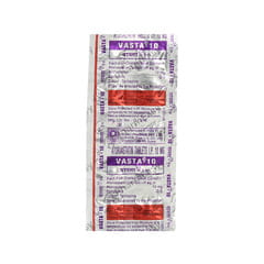 Vasta 10 MG Tablet (10) - Uses, Side Effects, Dosage, Composition ...