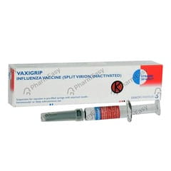 Buy Vaxigrip 0.5 ML Suspension For Injection (0.5) Online at Flat 18% ...