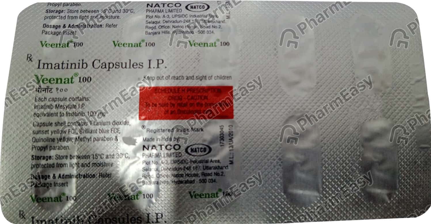 Veenat 100 MG Capsule (10): Uses, Side Effects, Price & Dosage | PharmEasy