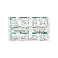 Veloz D Capsule - Uses, Side Effects, Dosage, Composition & Price ...