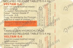 Veltam 0.4 Tablet: Uses, Side-effects, Price, Dosage & More Info ...