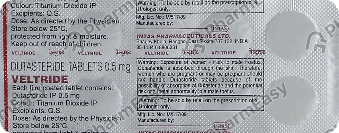 Veltride 0.5 MG Tablet (10): Uses, Side Effects, Price & Dosage | PharmEasy