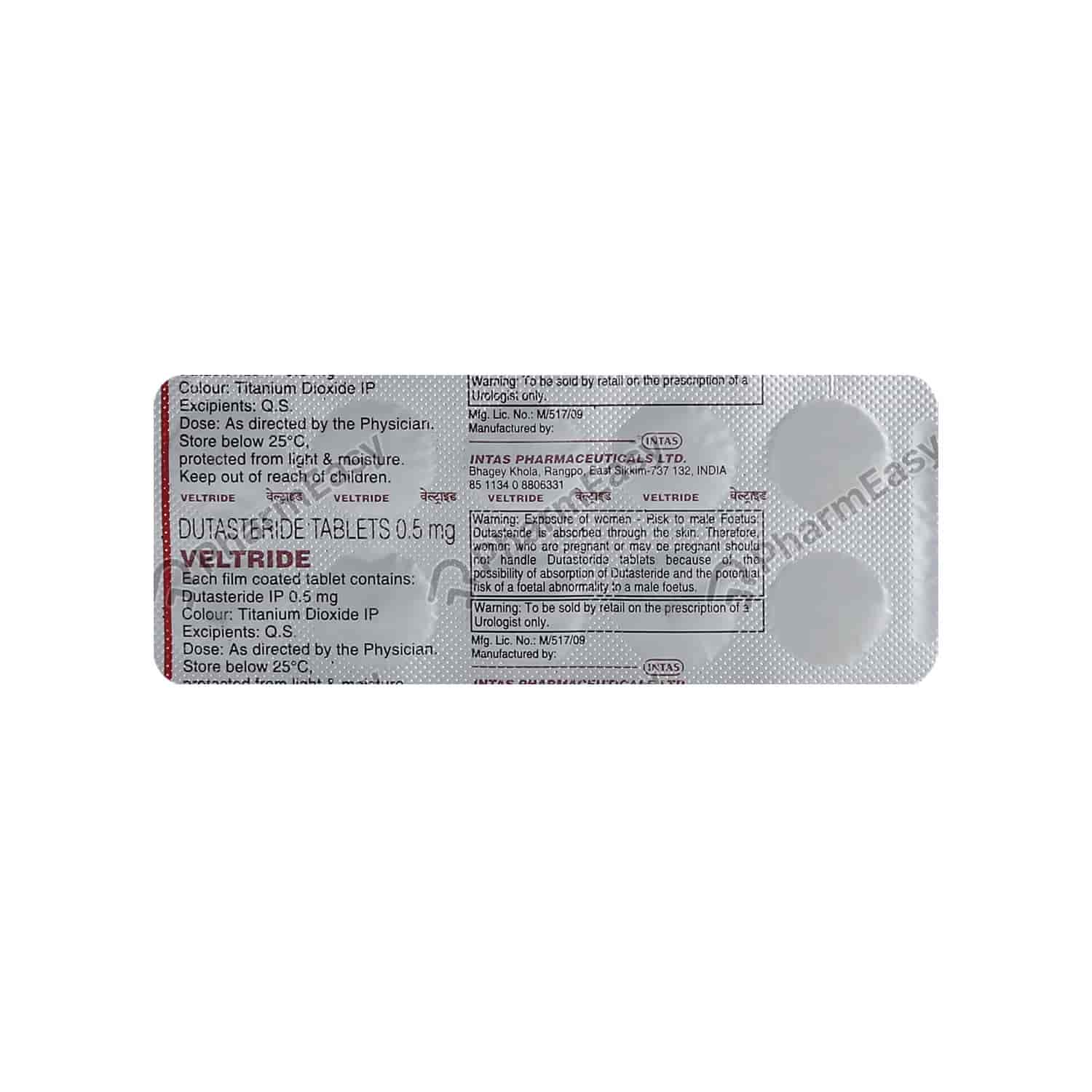 Buy Veltride 0.5mg Tablet Online at Flat 18% OFF* | PharmEasy