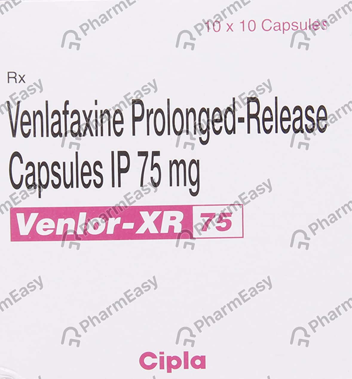 Venlor Xr 75 MG Capsule (10): Uses, Side Effects, Price & Dosage ...