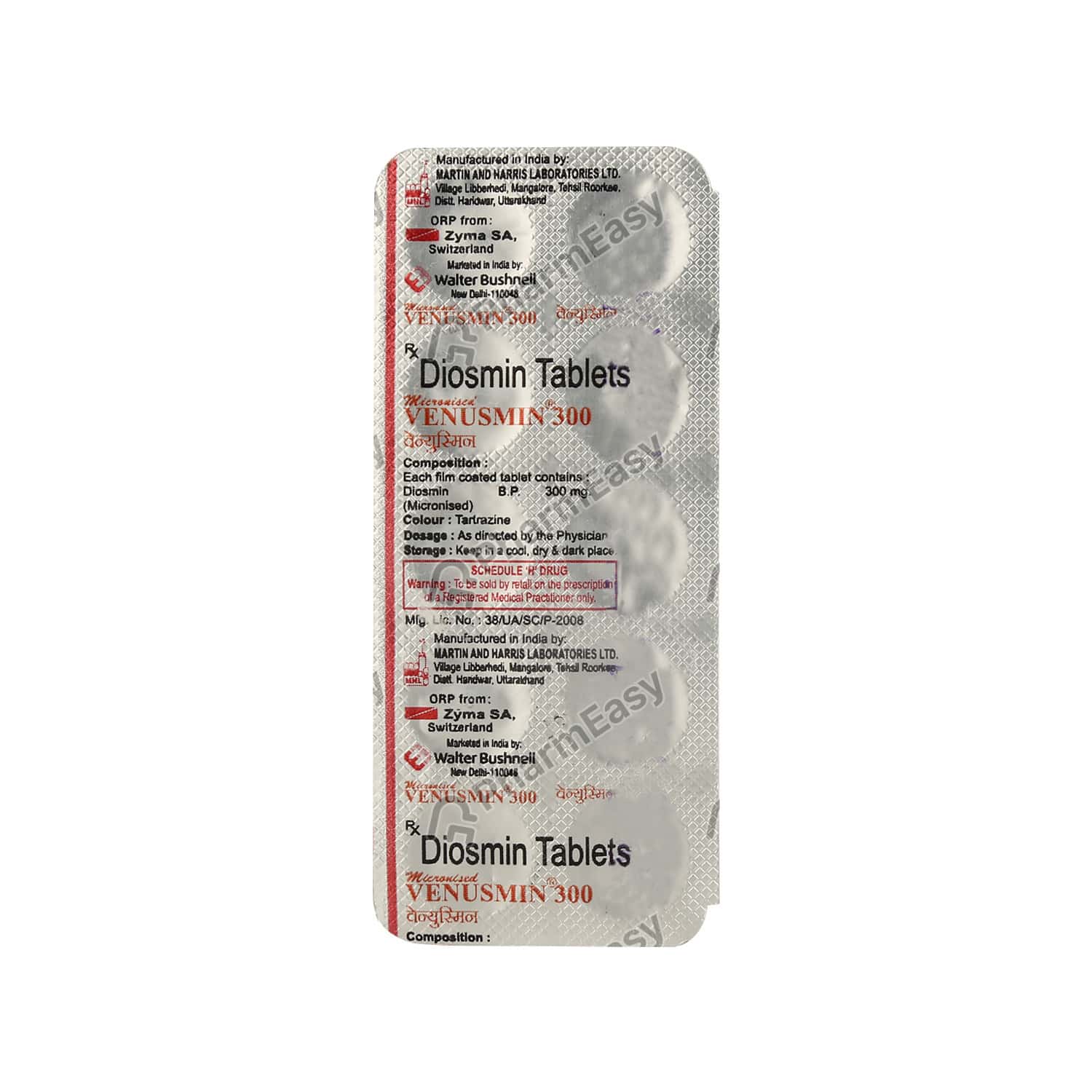 Venusmin 300 MG Tablet (10) - Uses, Side Effects, Dosage, Composition ...