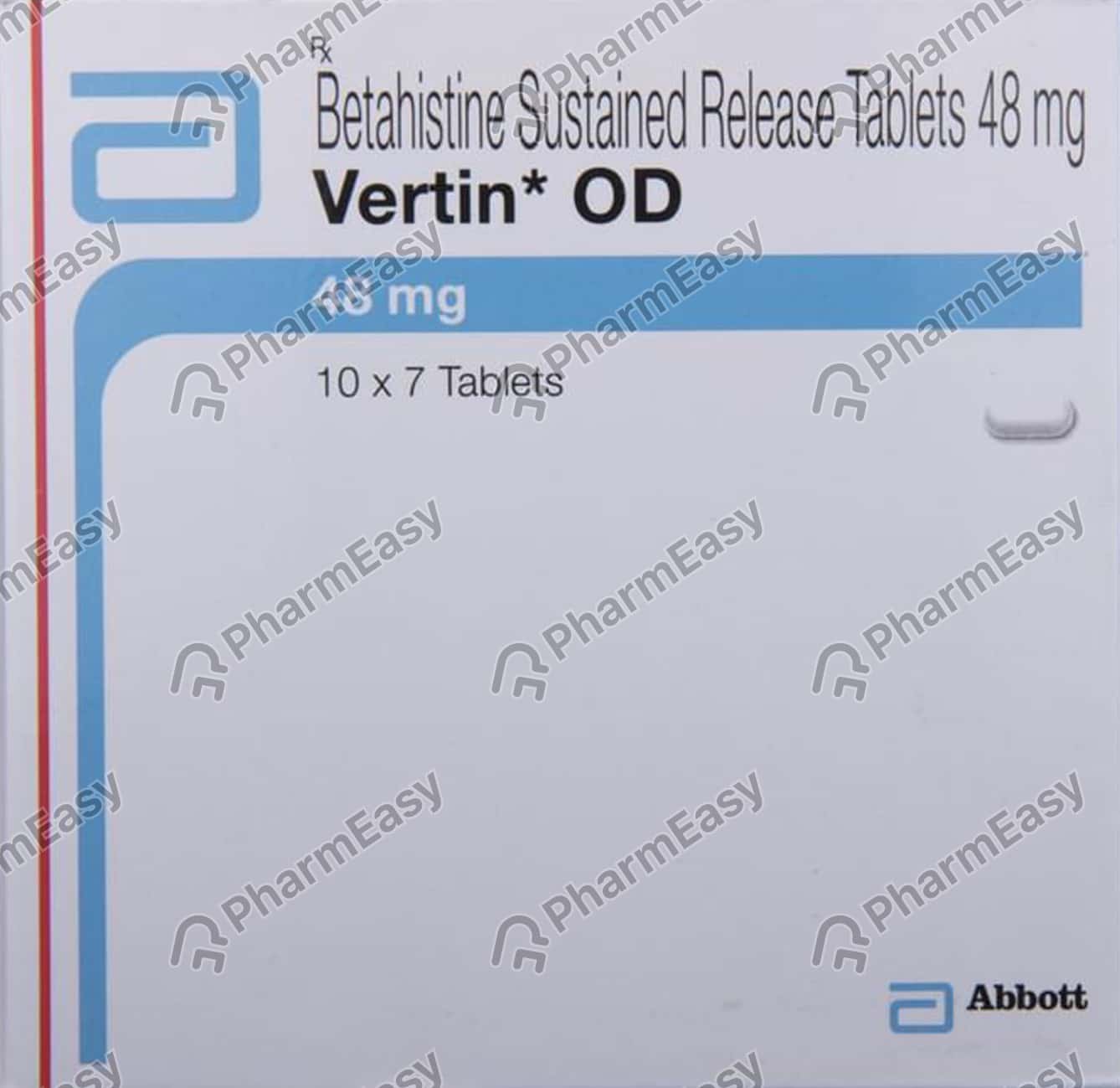 Vertin Od 48 MG Tablet (7): Uses, Side Effects, Price & Dosage | PharmEasy