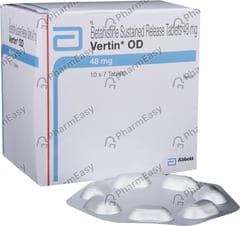 Vertin Od 48 MG Tablet (7): Uses, Side Effects, Price & Dosage | PharmEasy