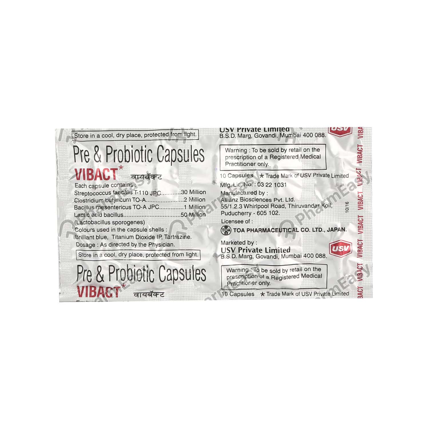 Buy Vibact Capsule Online at Flat 18% OFF* | PharmEasy