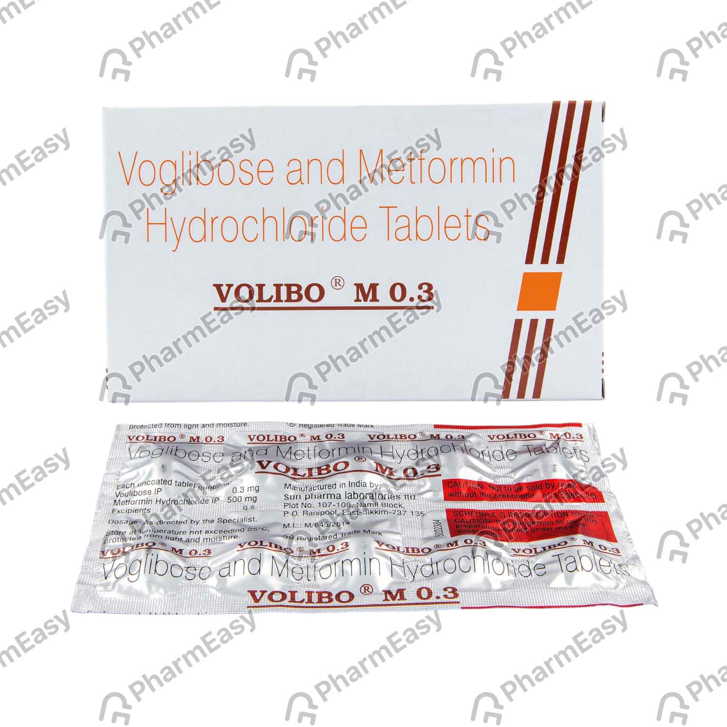 Volibo M 0.3mg Strip Of 10 Tablets: Uses, Side Effects, Price & Dosage ...
