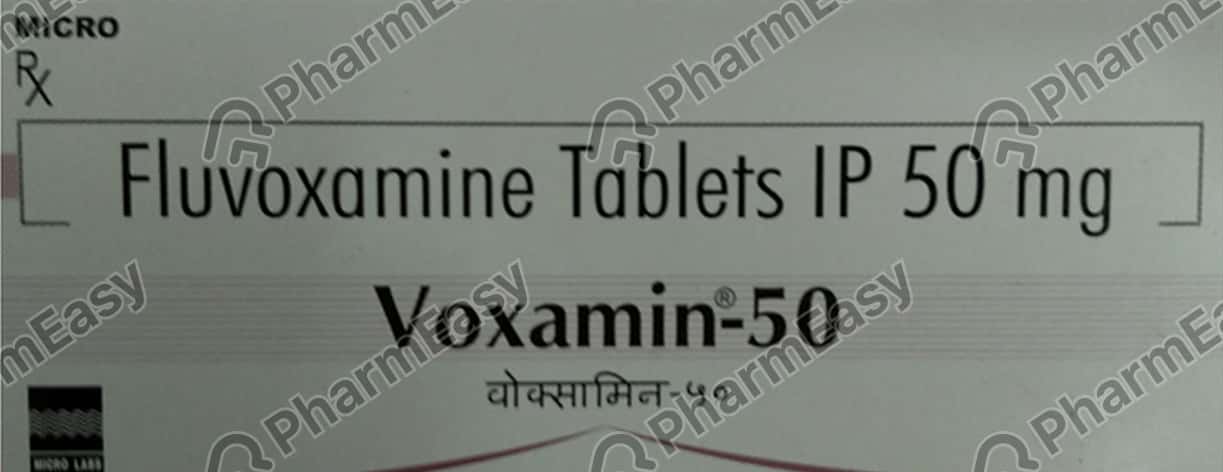 Voxamin 50 MG Tablet (10): Uses, Side Effects, Price & Dosage | PharmEasy