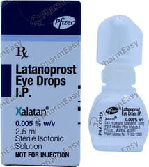 Xalatan 50 MCG Eye Drop (2.5): Uses, Side Effects, Price & Dosage ...