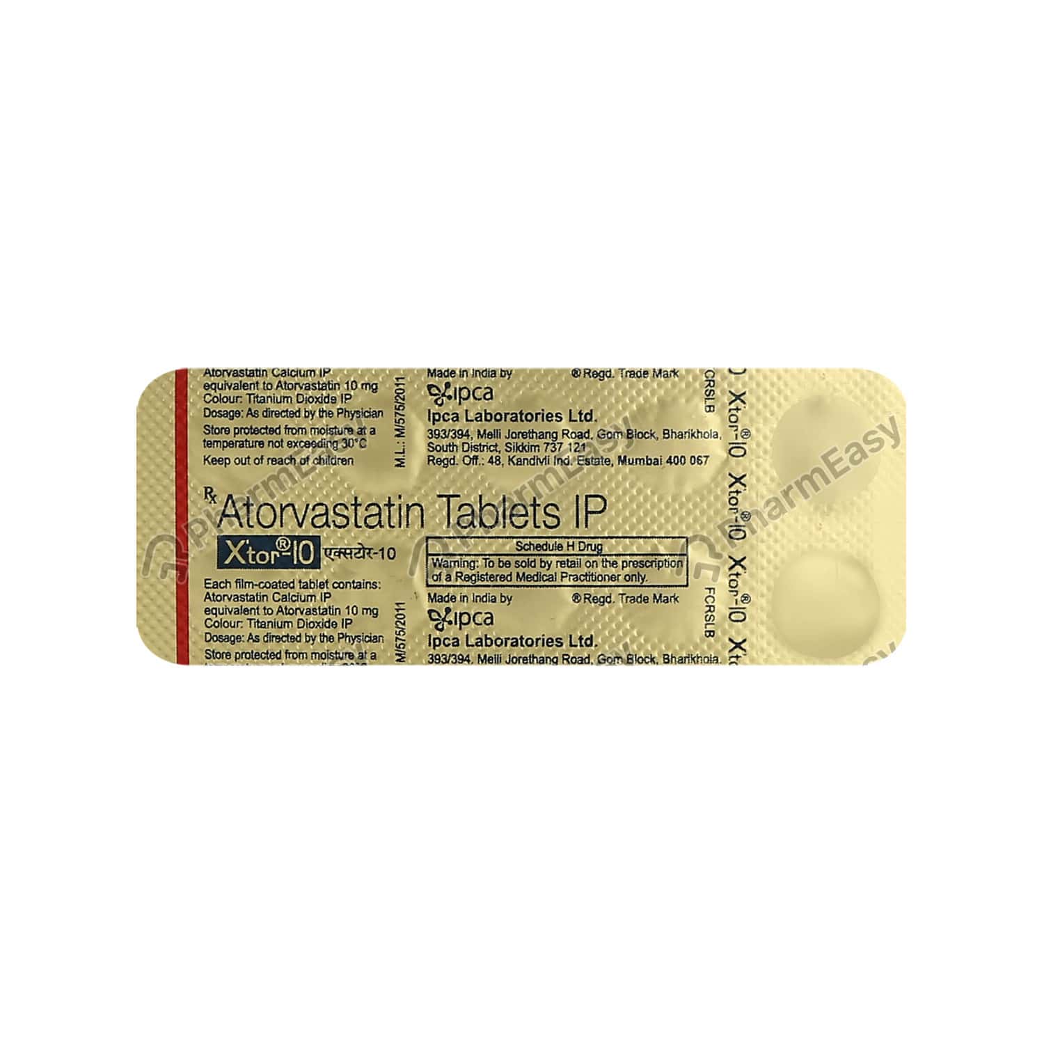 Xtor 10 MG Tablet (10) - Uses, Side Effects, Dosage, Composition ...
