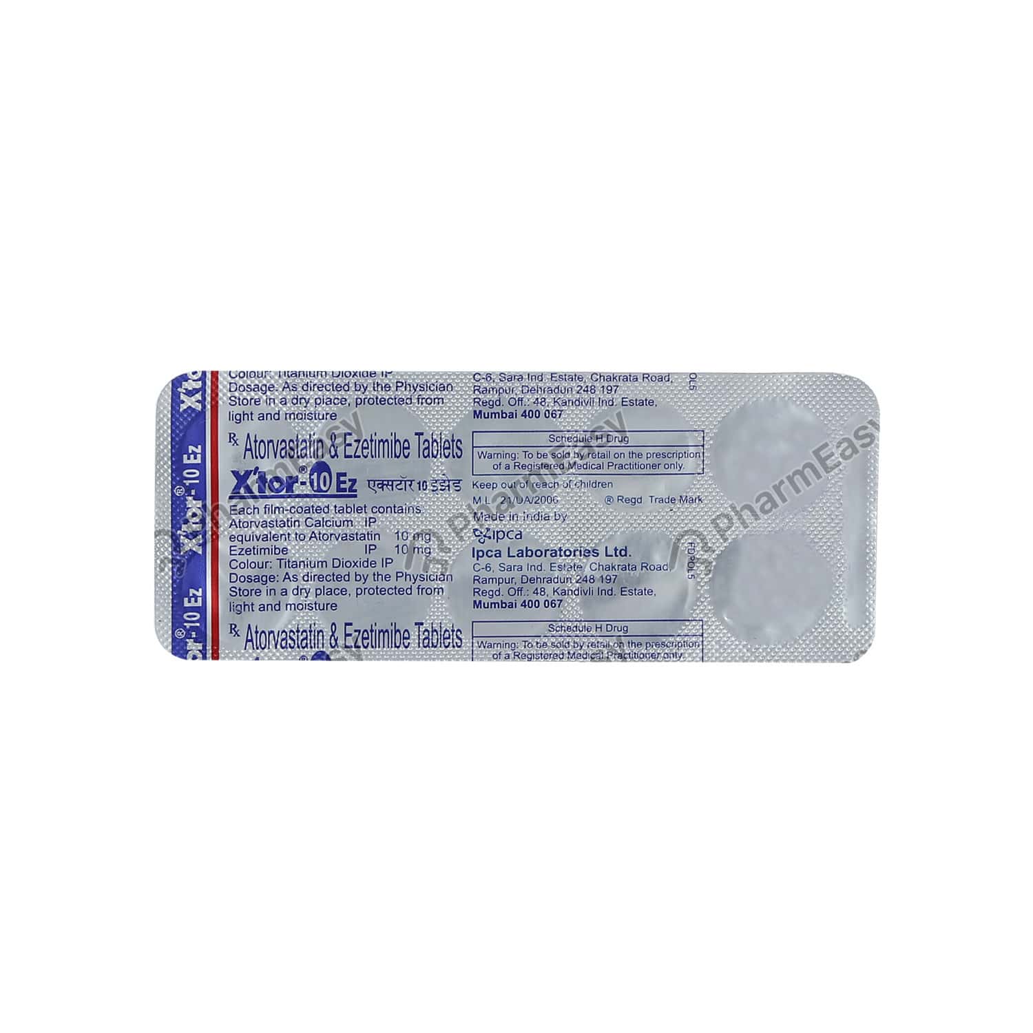 Buy Xtor Ez 10mg Tablet Online at Flat 18% OFF* | PharmEasy