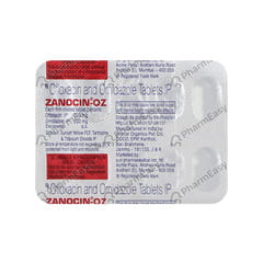 Buy Zanocin Oz Tablet Online at Flat 18% OFF* | PharmEasy