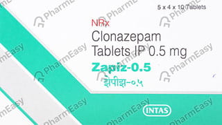 Zapiz 0.5 MG Tablet (10): Uses, Side Effects, Price & Dosage | PharmEasy