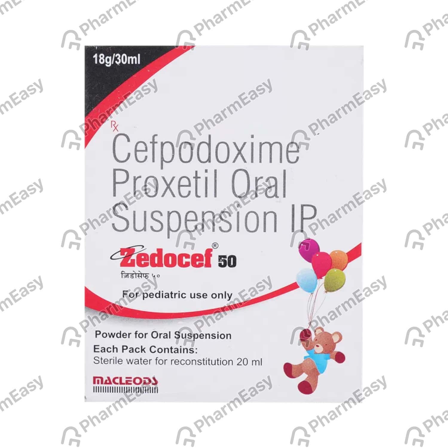 Zedocef 50 MG/5ML Suspension (30): Uses, Side Effects, Price & Dosage ...