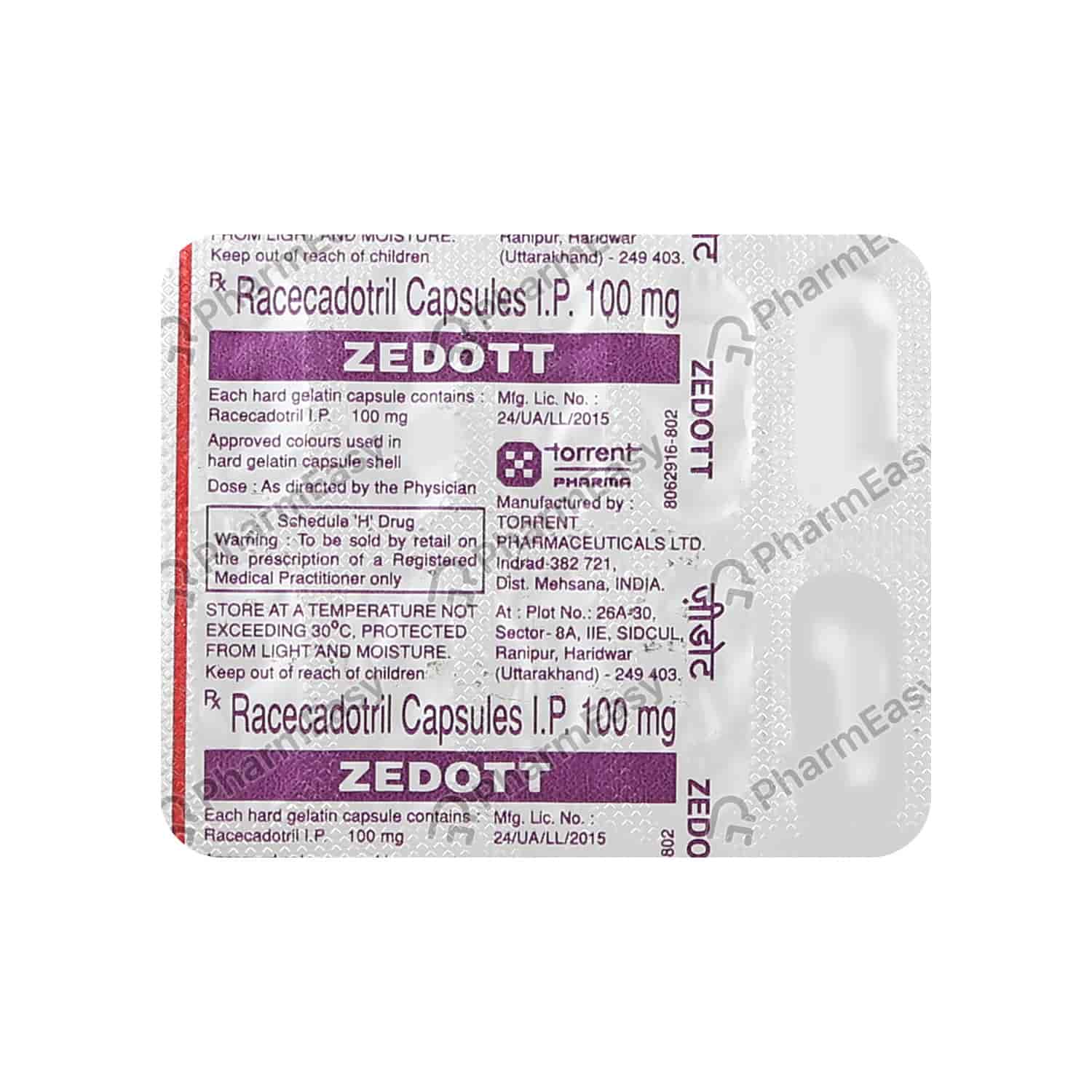 Buy Zedott 100mg Capsule Online at Flat 18% OFF* | PharmEasy