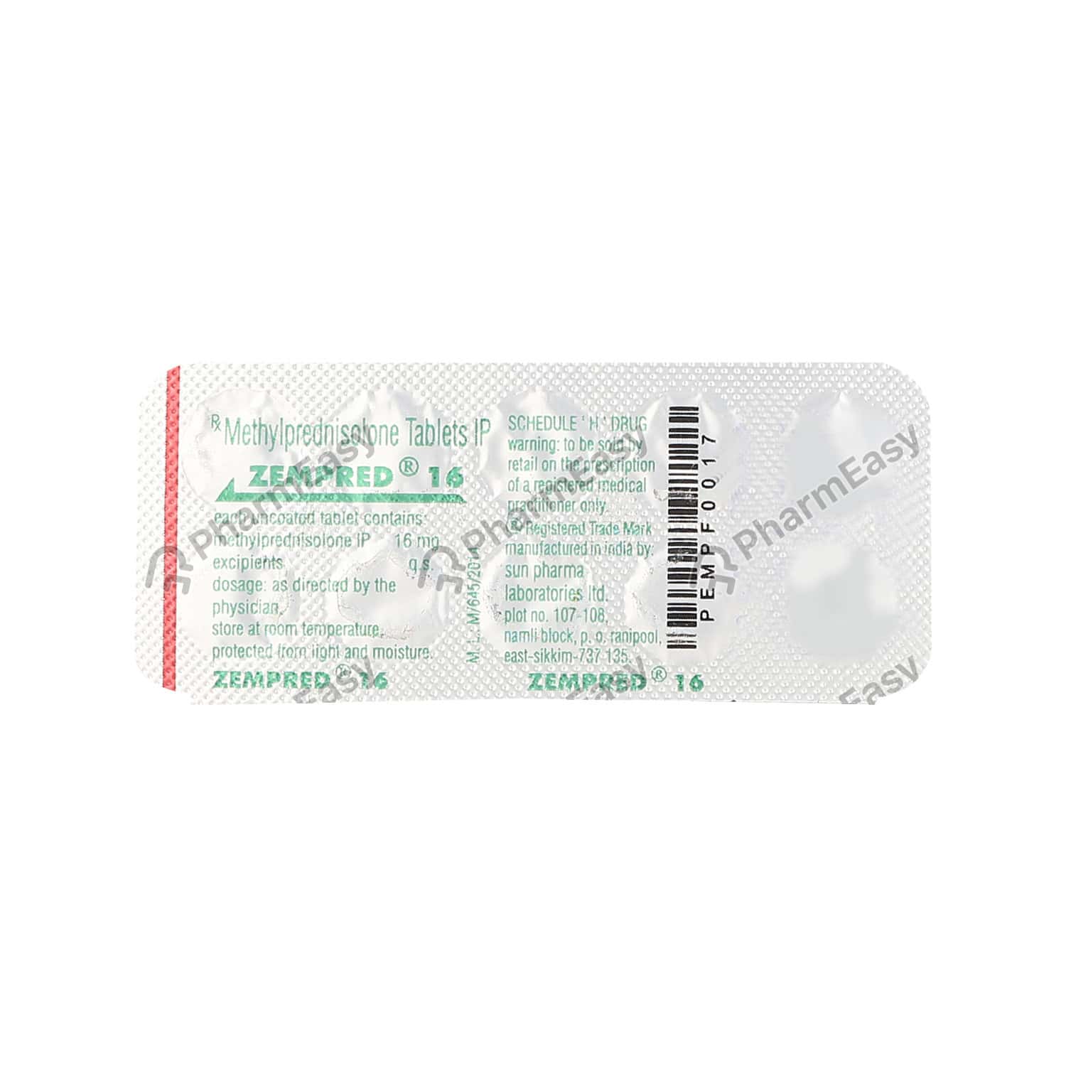 Buy Zempred 16 MG Tablet (10) Online at Flat 18% OFF* | PharmEasy