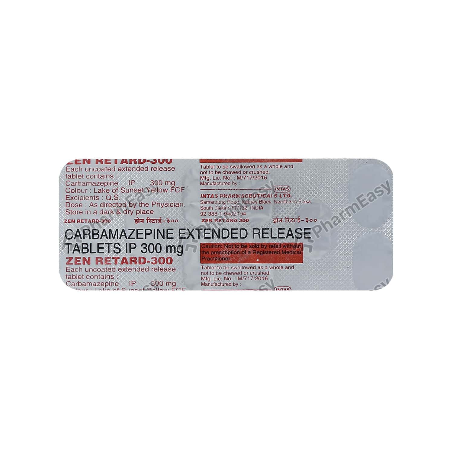 Buy Zen 300 MG Tablet (10) Online at Flat 18% OFF* | PharmEasy