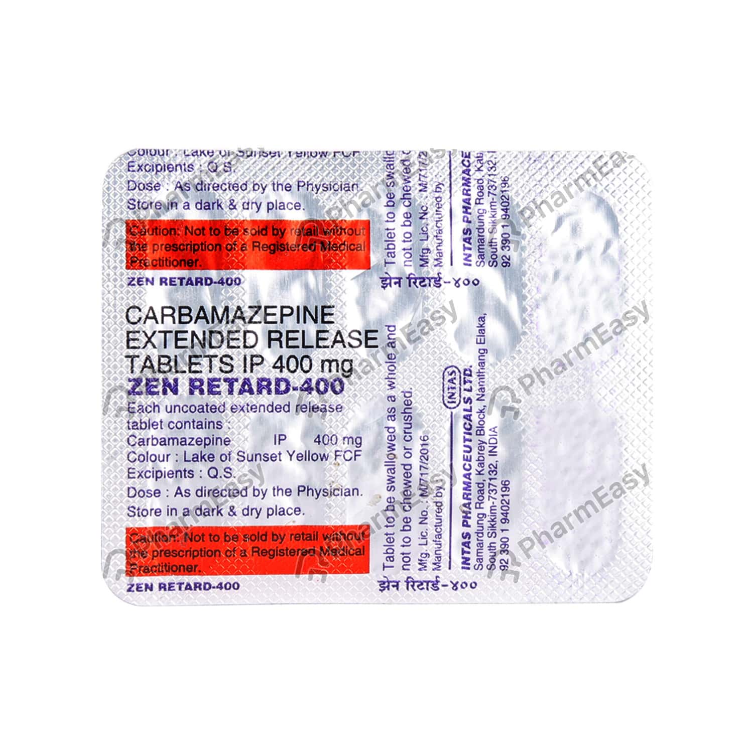 Buy Zen 400 MG Tablet (10) Online at Flat 18% OFF* | PharmEasy