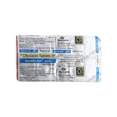 Zenflox 400 MG Tablet (10) - Uses, Side Effects, Dosage, Composition ...
