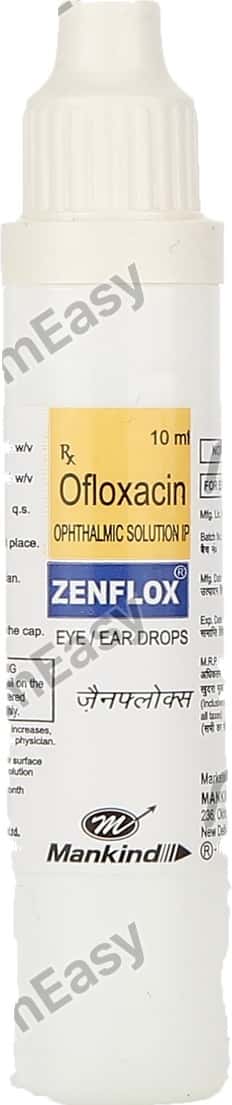 Zenflox 0.3 %W/V Eye/Ear Drop (10): Uses, Side Effects, Price & Dosage ...