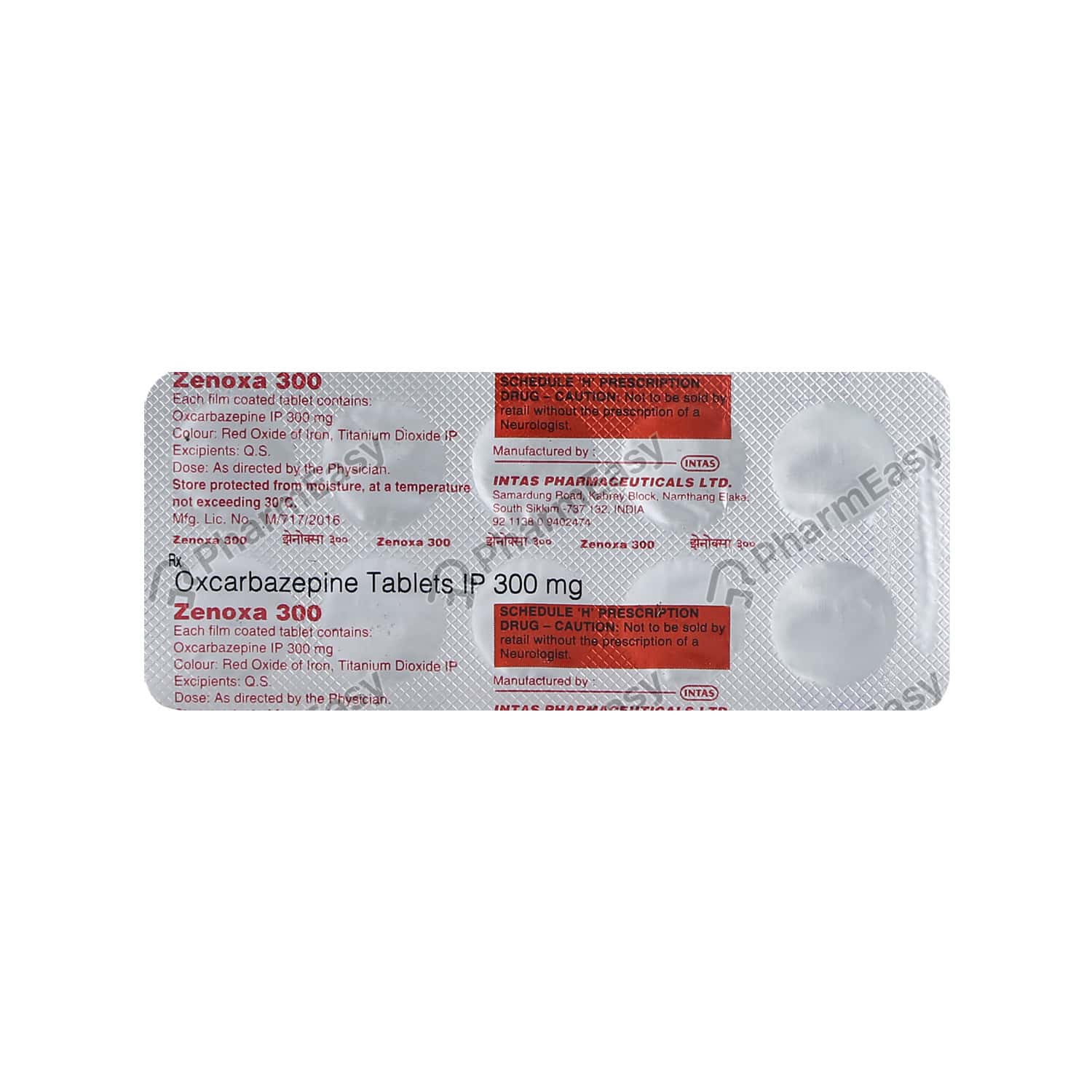 Zenoxa 300 MG Tablet (10) - Uses, Side Effects, Dosage, Composition ...