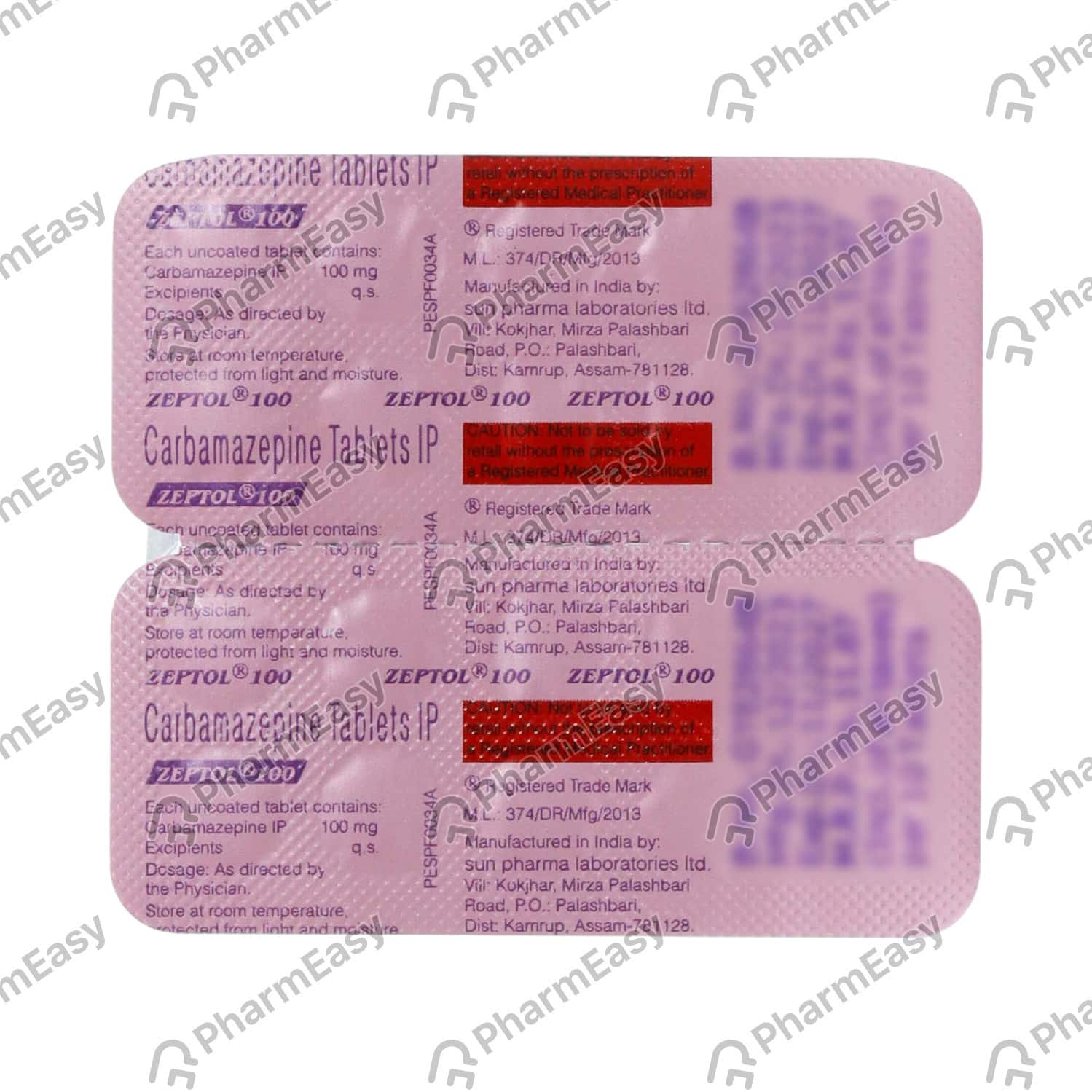 Zeptol 100 MG Tablet (10): Uses, Side Effects, Price & Dosage | PharmEasy