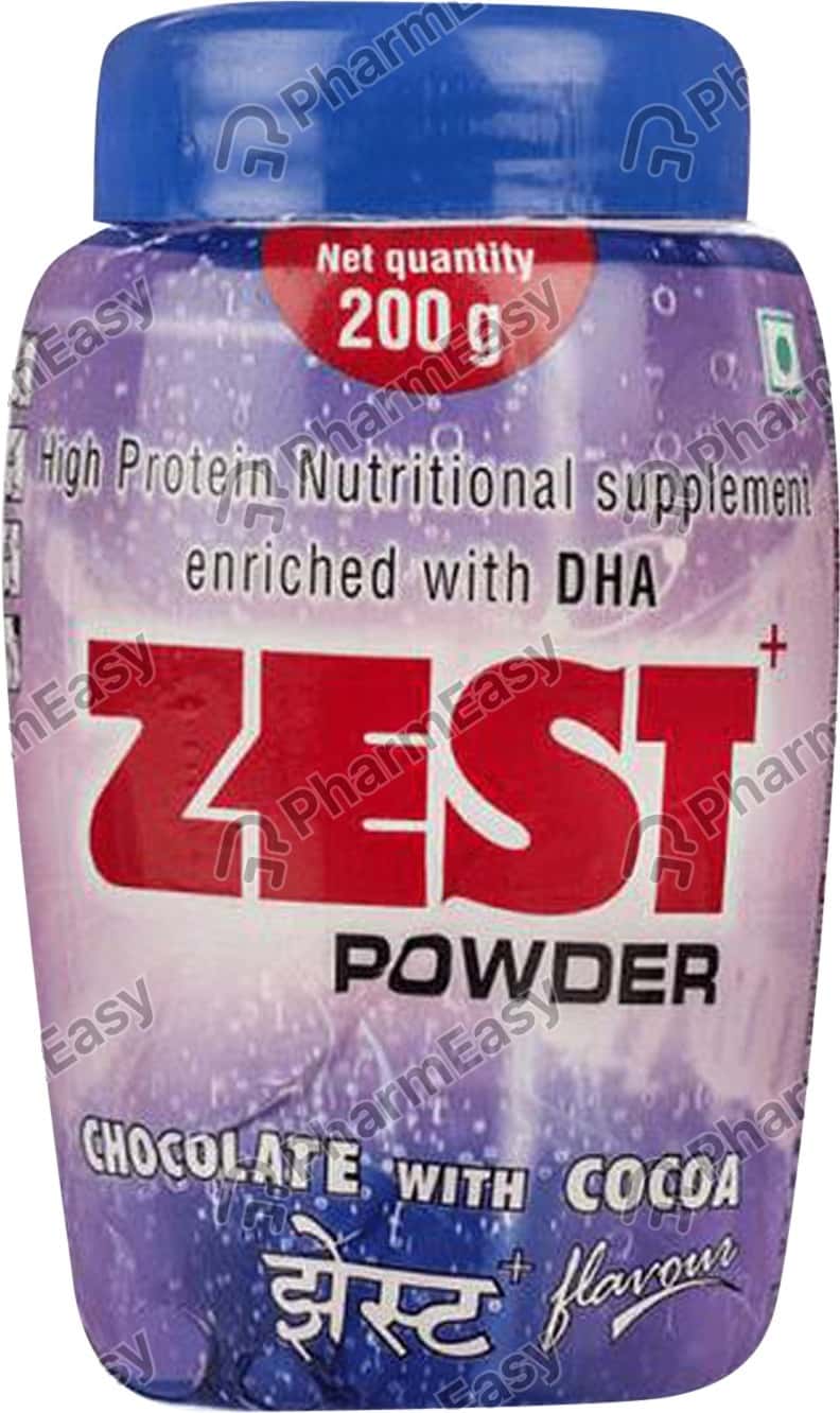 Buy Zest Chocolate With Cocoa Flavour Jar Of 200gm Powder Online at ...