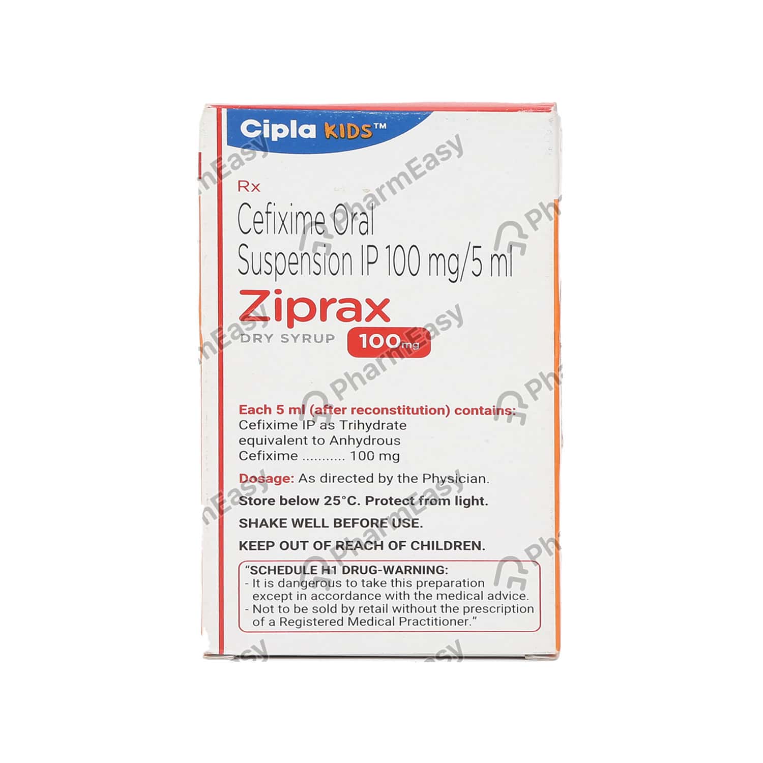 Ziprax 100 MG Dry Syrup (30) - Uses, Side Effects, Dosage, Composition ...