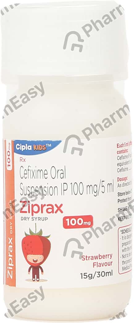 Ziprax 100 MG/5ML Dry Syrup (30): Uses, Side Effects, Price, Dosage ...