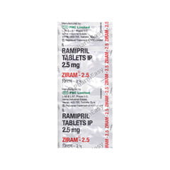 Buy Ziram 2.5 MG Tablet (10) Online at Flat 18% OFF* | PharmEasy