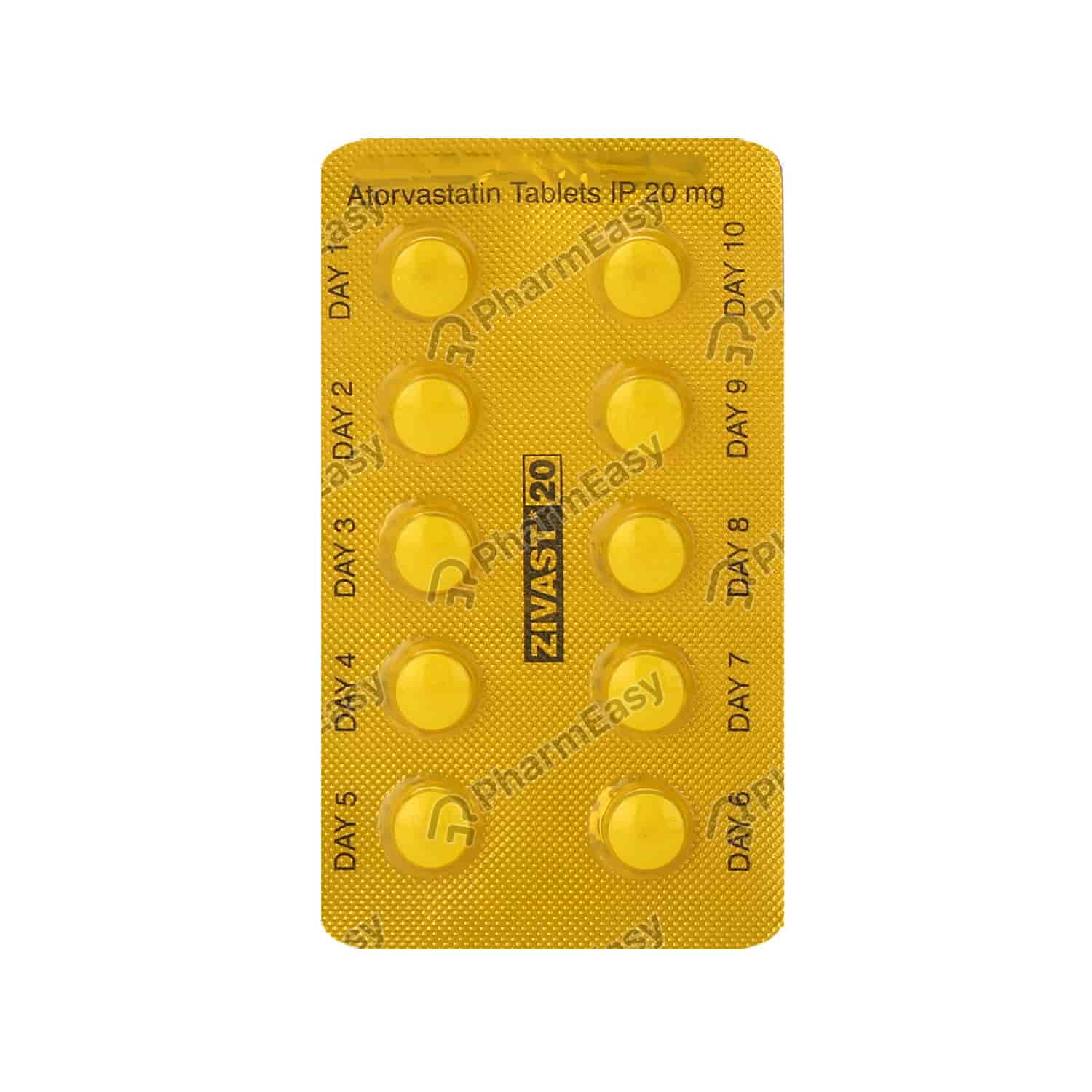 Zivast 20mg Tab 10'S - Uses, Side Effects, Dosage, Composition & Price ...