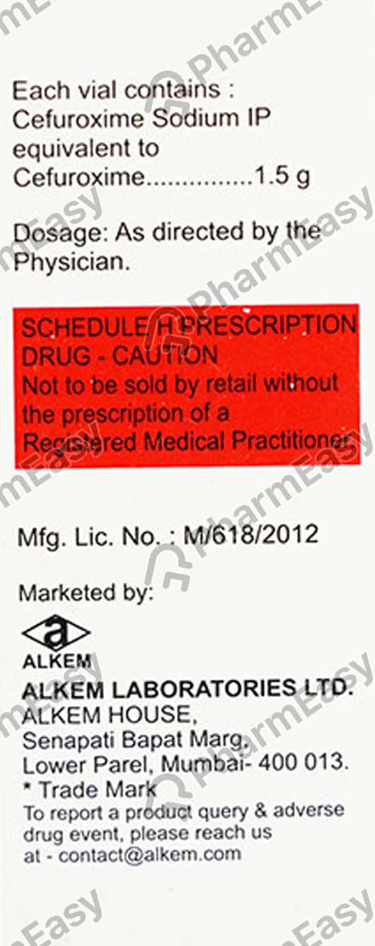 Zocef 1.5 G Powder For Injection (1): Uses, Side Effects, Price ...