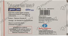 Zocef 500 Tablet: Uses, Side-effects, Price, Dosage & More Info - PharmEasy