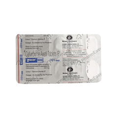Zocef 500 MG Tablet (10) - Uses, Side Effects, Dosage, Composition ...